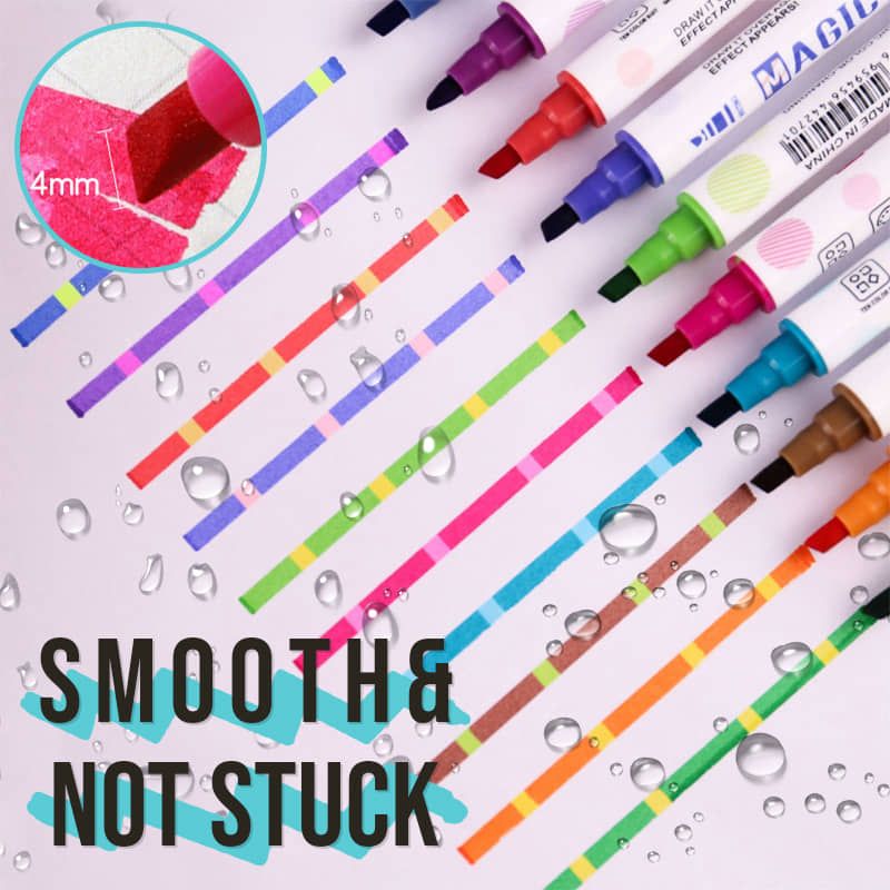 10Colors Double Headed Highlighter Pen Set Japanes... – Vicedeal