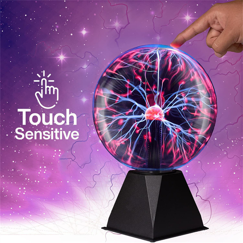 8 Inch Magic Plasma Bal Touch Lamp Met Geluid Gevo... – Vicedeal