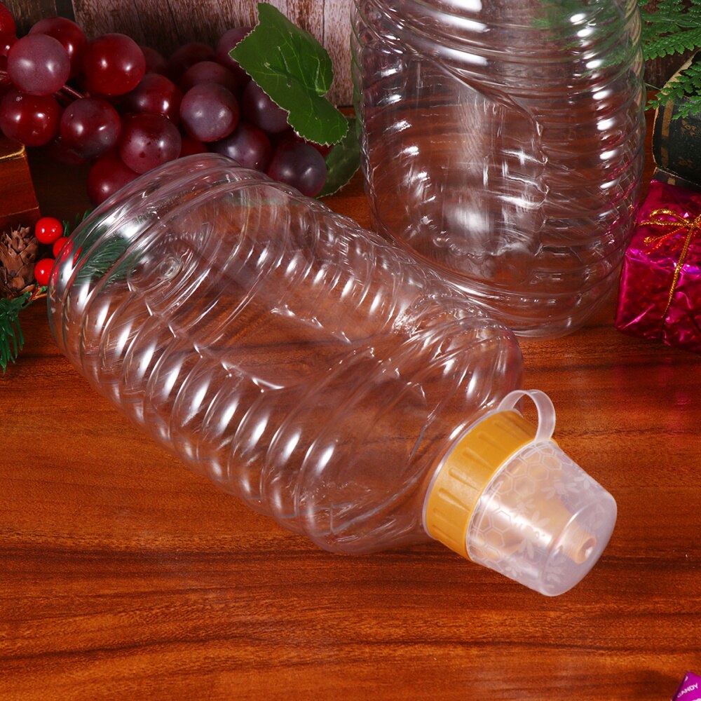 4 Stuks Transparante Honing Fles Voedsel Verpakkin... – Grandado