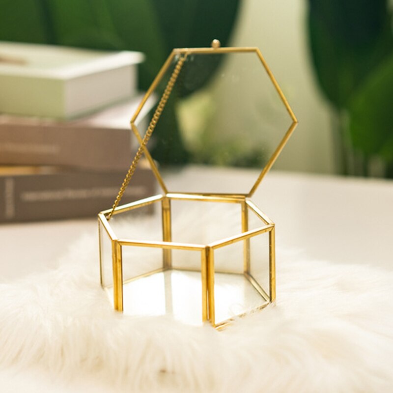 Glass Flower Room Six-Sided Eternal Flower Glass B... – Grandado