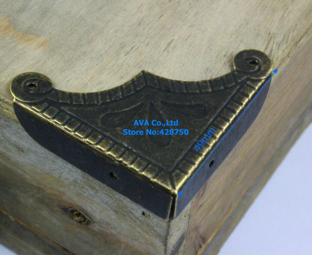 40 Stuks 49mm Antiek Messing Jewelry Box Corner Bo... – Grandado