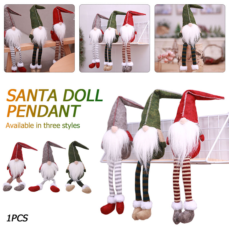 Elf Santa Decoration Cloth Art Xmas Santa Claus Do... – Grandado