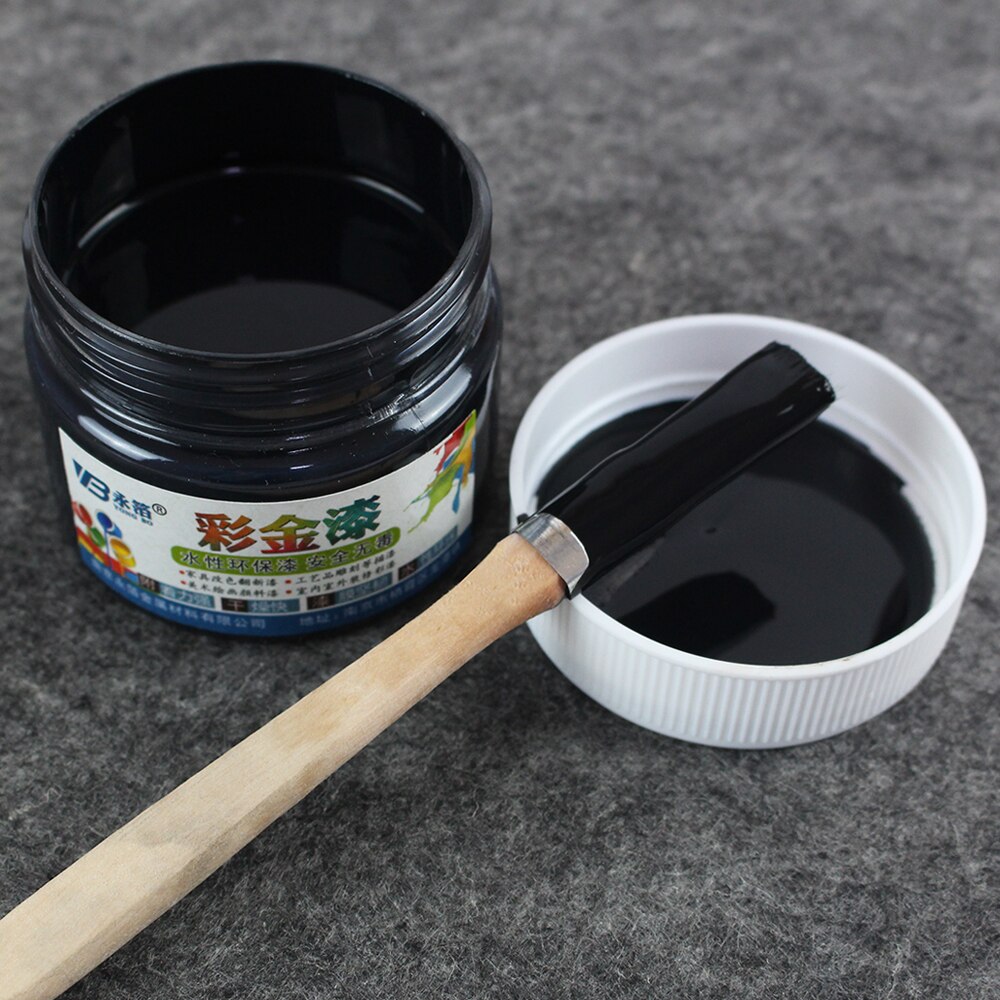 100g Black Water-based Paint Varnish for Iron&... – Vicedeal