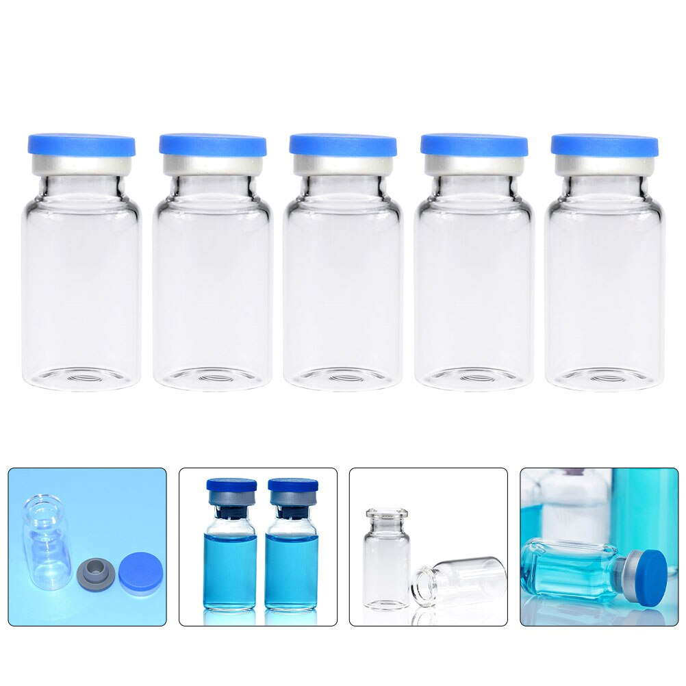 30pcs Glass Vials 10ml Liquid Medicine Dispenser M... – Grandado