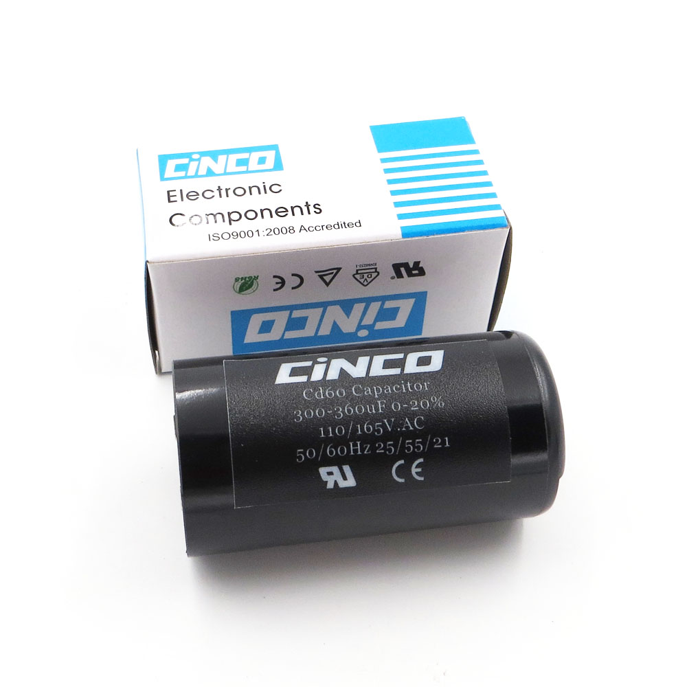 300-360uF 110V 125V 165V CD60 Motor Start Capacito... – Grandado