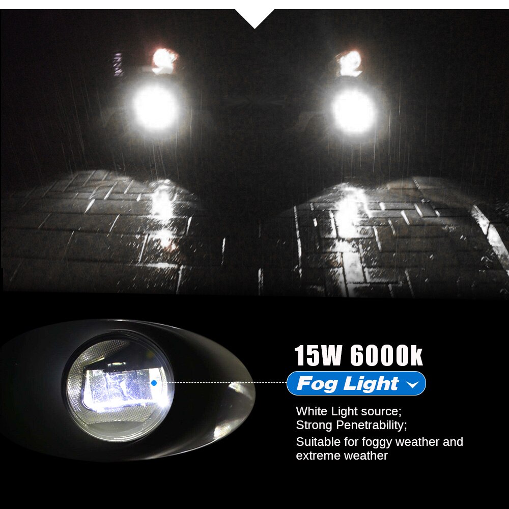 2IN1 LED Fog Light + Daytime Running Light For Nis... – Grandado