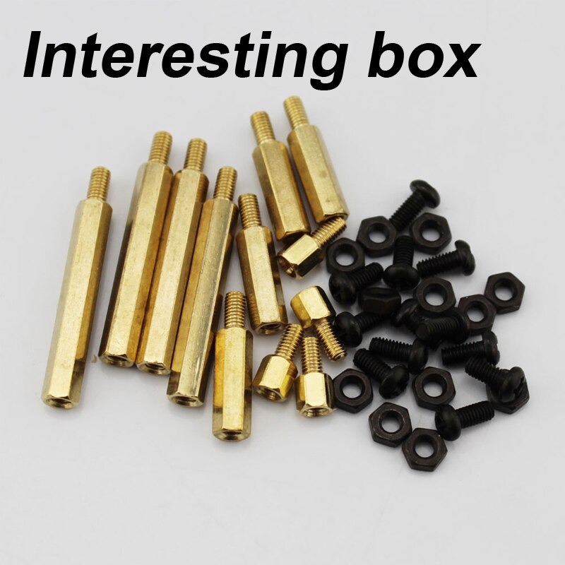 Hexagonal copper column package screw nut nut sing... – Vicedeal