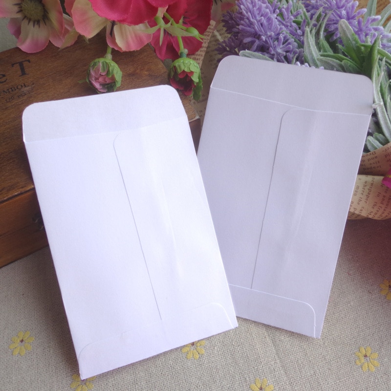 20pcs White Retro Blank Paper Envelopes Invitation... – Grandado