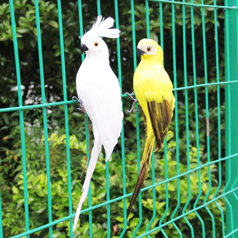 25/35cm Handmade Simulation Parrot Garden Bird Pro... – Vicedeal