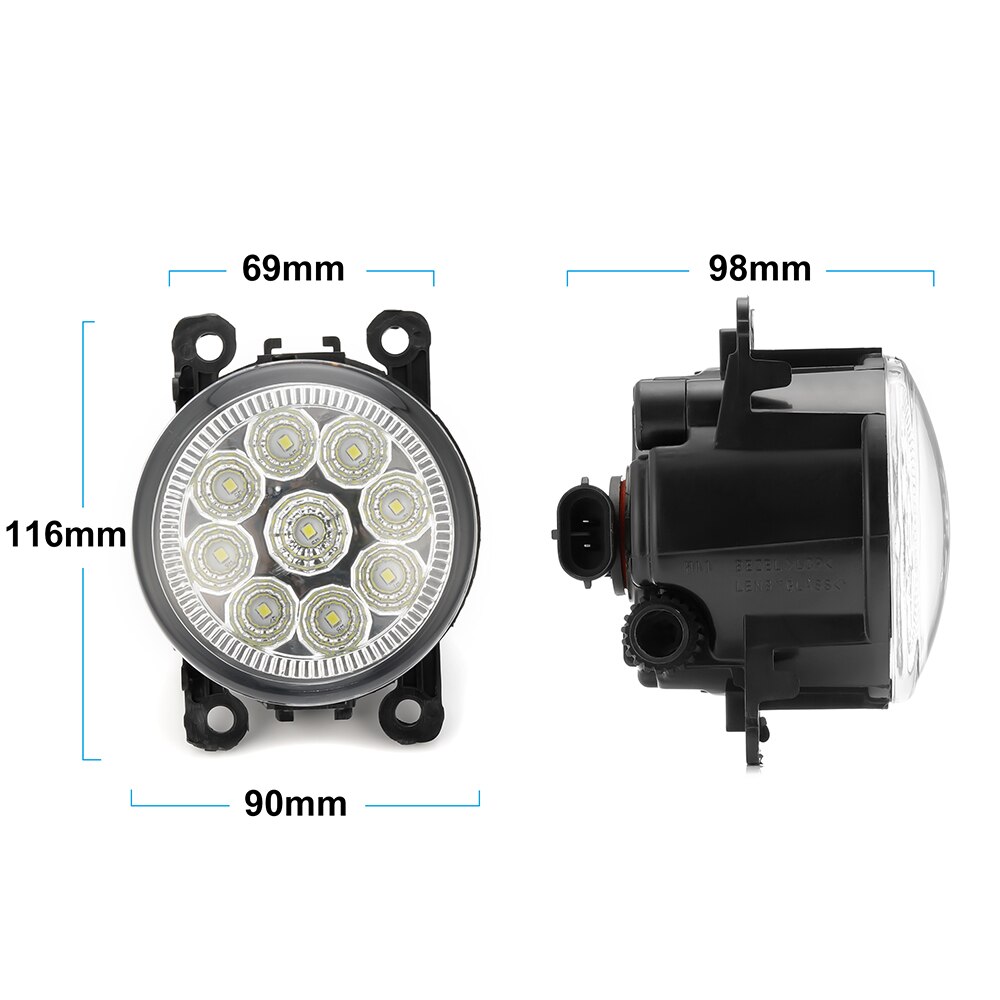 2Pcs Car Fog Light For Ford Focus 2 For Focus 3 FO... – Vicedeal