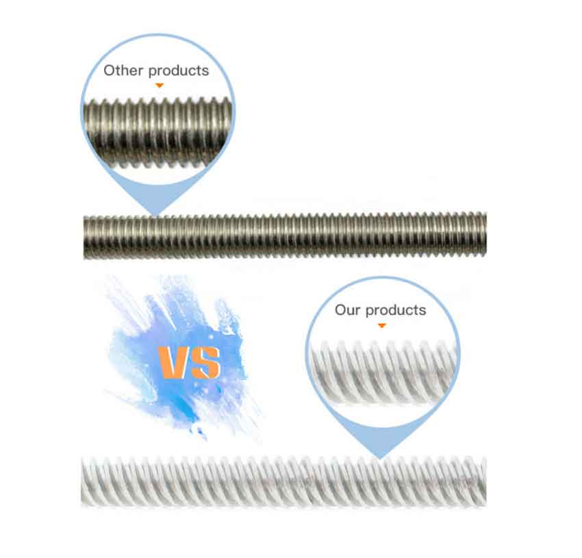 Blei Schraube Dia 8MM Schraube abstand 1mm Gewinde... – Grandado