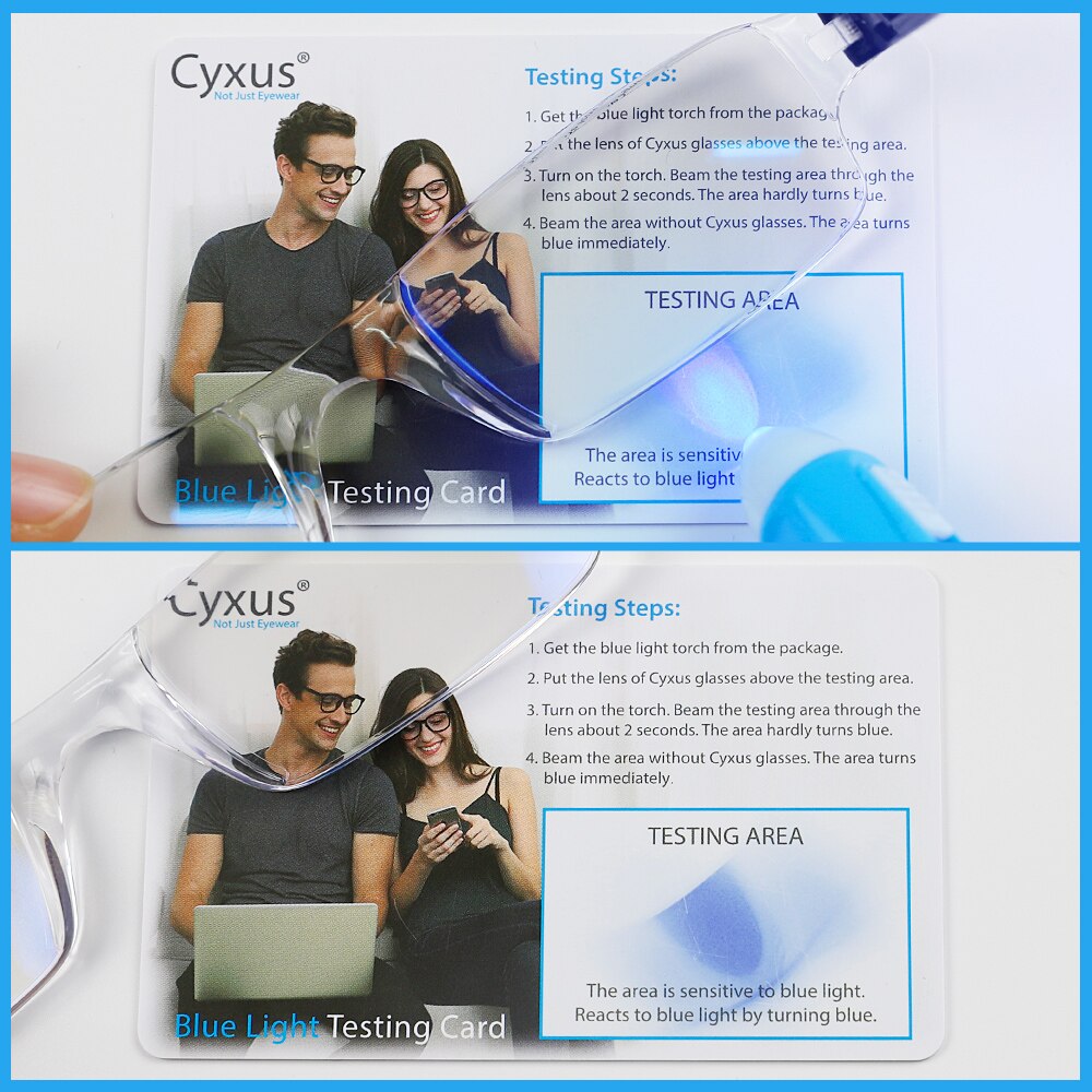 Cyxus Anti Blue Light Glasses Rimless Eye Strain R... – Grandado