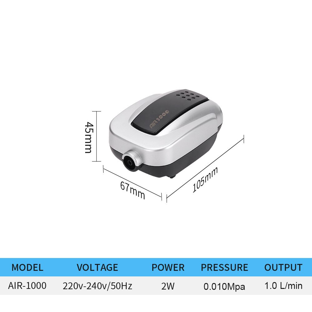 AIR-1000 Series Fish Tank Oxygen Pump Aquarium Aer... – Grandado
