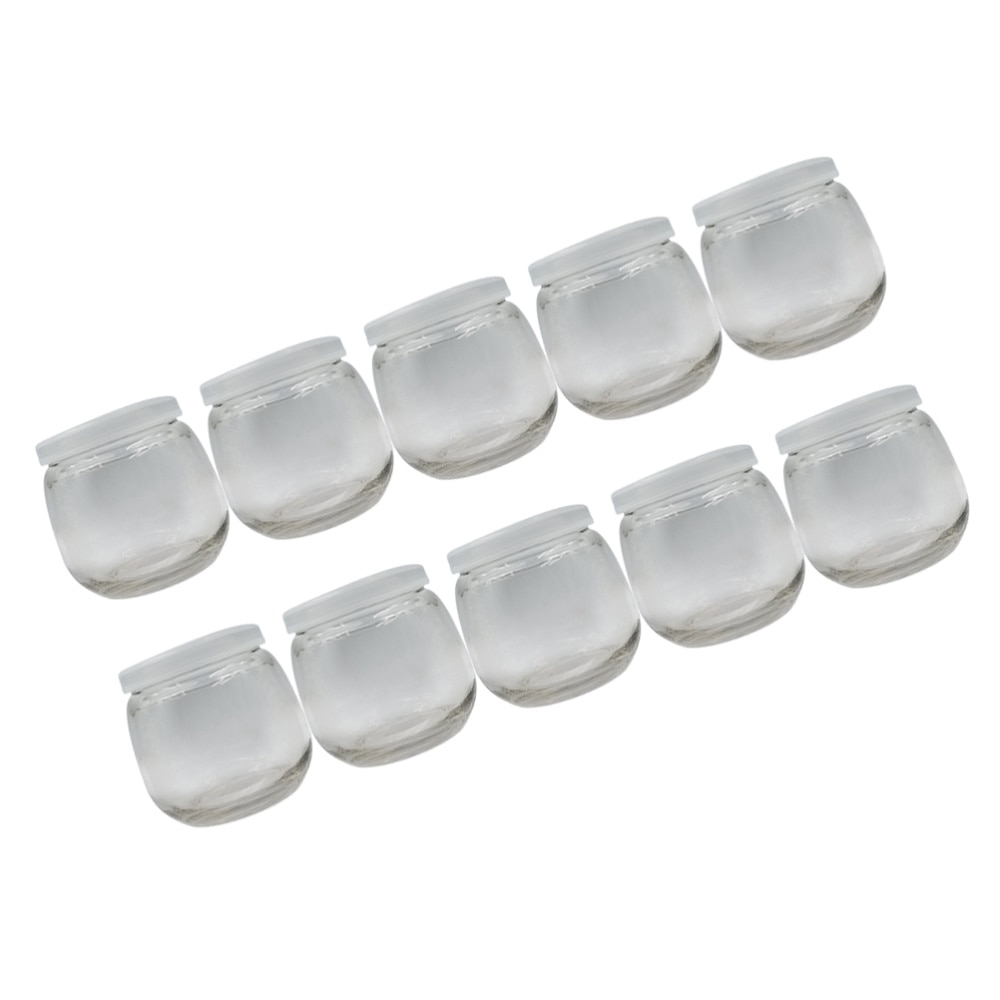 10pcs 100ml Lovely Pudding Bottle Glass Heat-resis... – Grandado