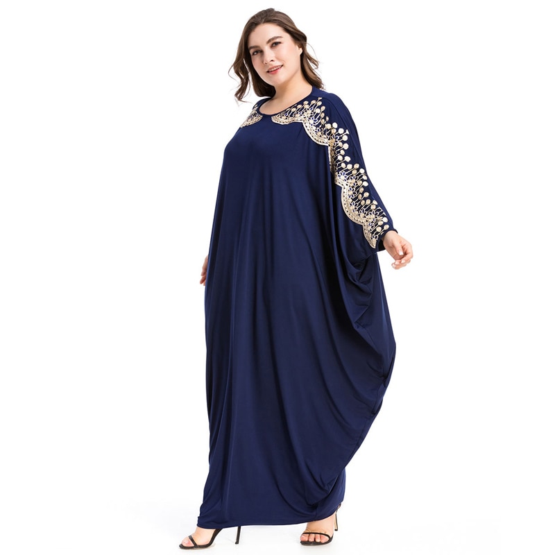 Plus Size Arab Loose Abaya Kaftan Islamic Muslim D... – Vicedeal