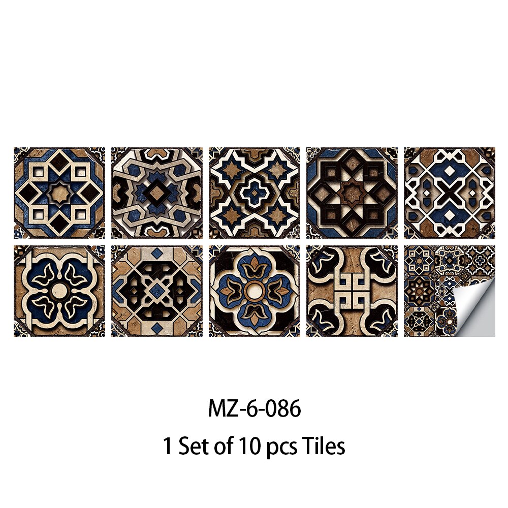 10cm/15cm/20cm Matte Tile Wall Sticker Transfers C... – Vicedeal