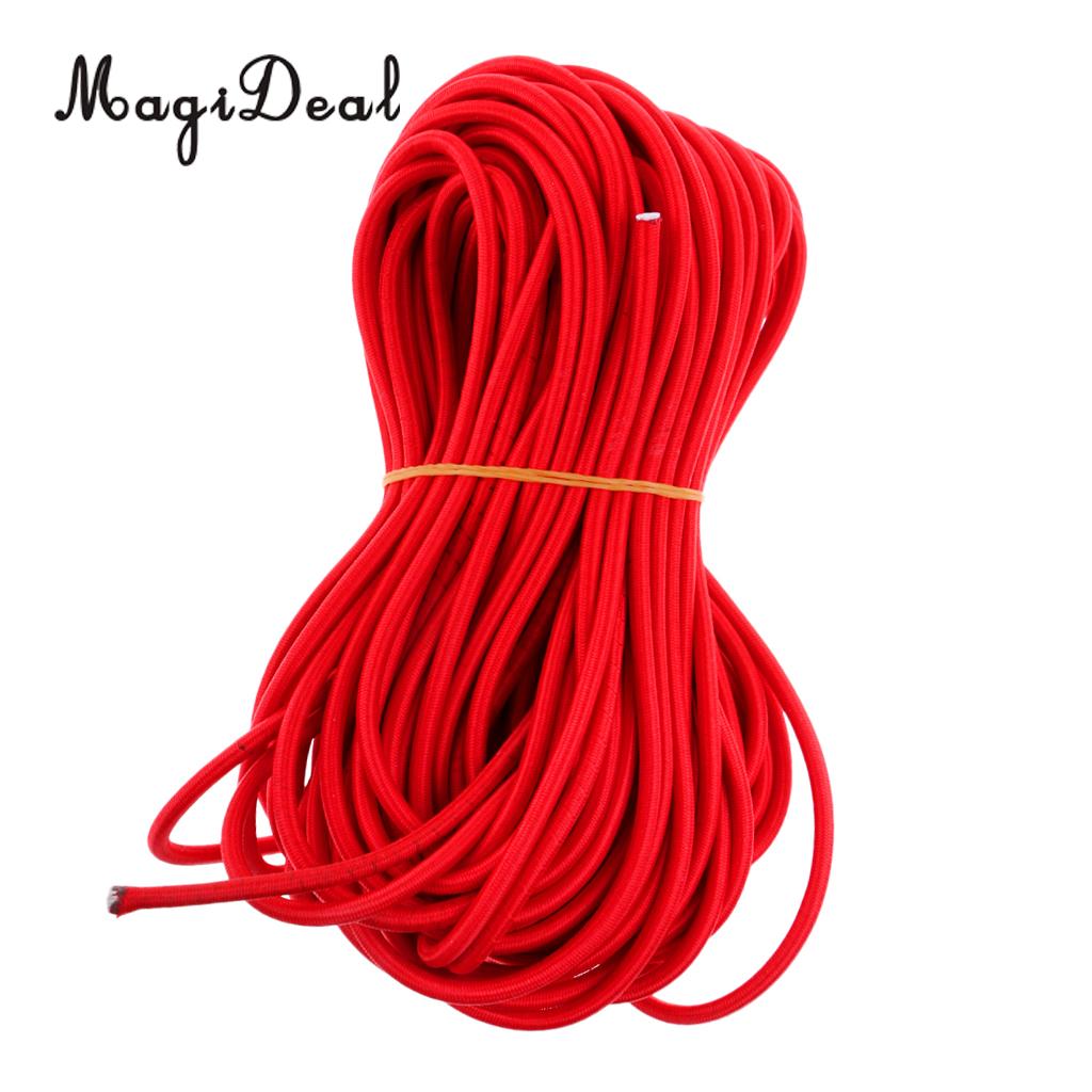 MagiDeal 6mm Red Heavy Duty Elastic Bungee Rope Sh... – Grandado