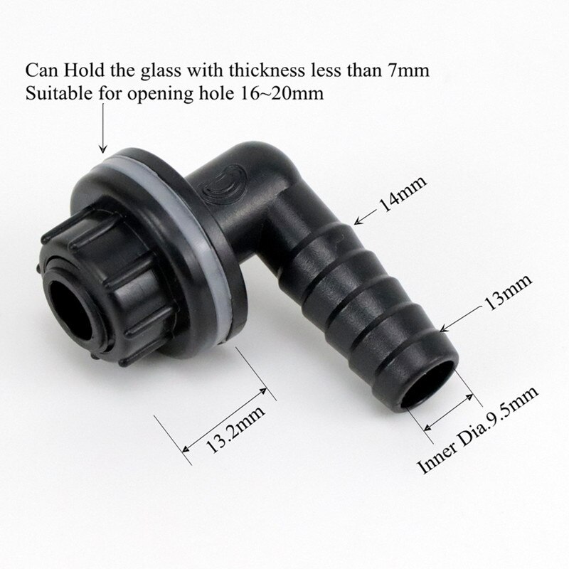 3/8" Thread to 14mm 90 Degree Elbow Drainage ... – Grandado