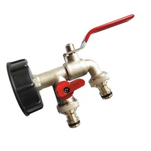 Double Tap 1000 Liter IBC Water Tank Connector Ada... – Grandado