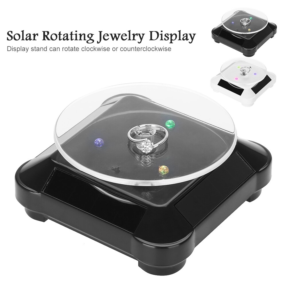 Solar Showcase 360 Degrees Rotating Turntable Watc... – Vicedeal