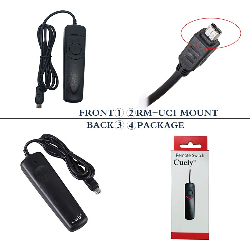 RM-UC1 Shutter Release Cable Remote Control for Ol... – Grandado