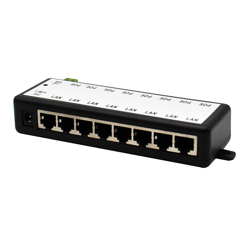 8 Ports Poe Injector Poe Splitter for Cctv Network... – Grandado