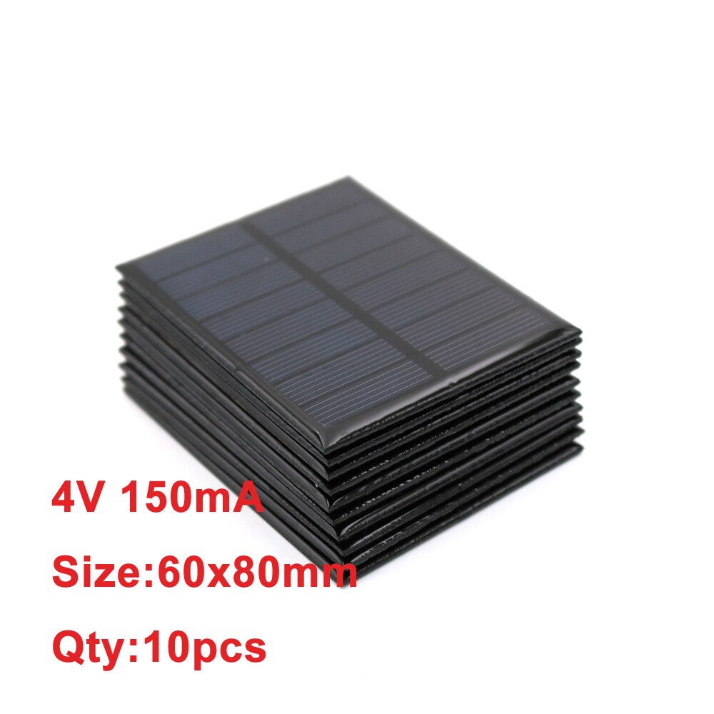10PCS 4V 150mA 0.6W Mini Solar Cell Solar Panel St... – Grandado