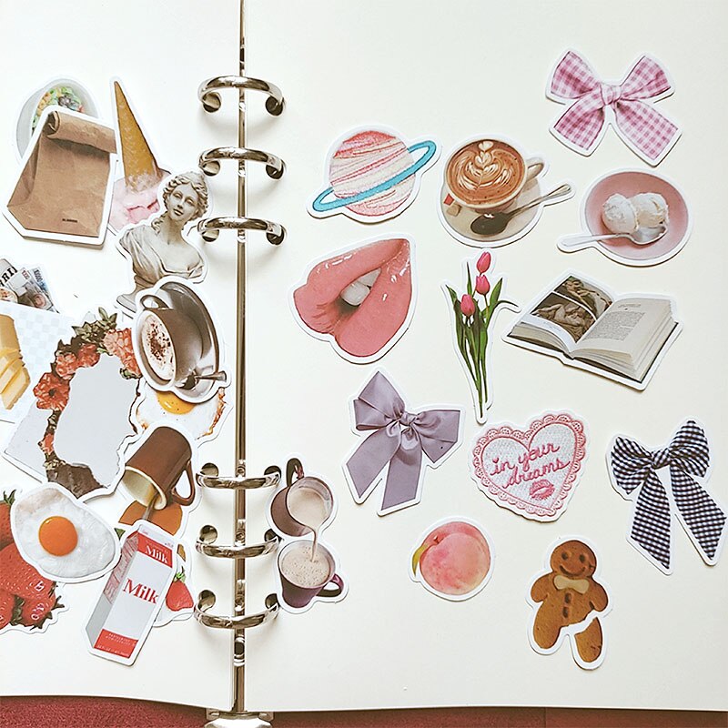 28Pcs Pink Series Bow Stickers DIY Scrapbooking Al... – Vicedeal