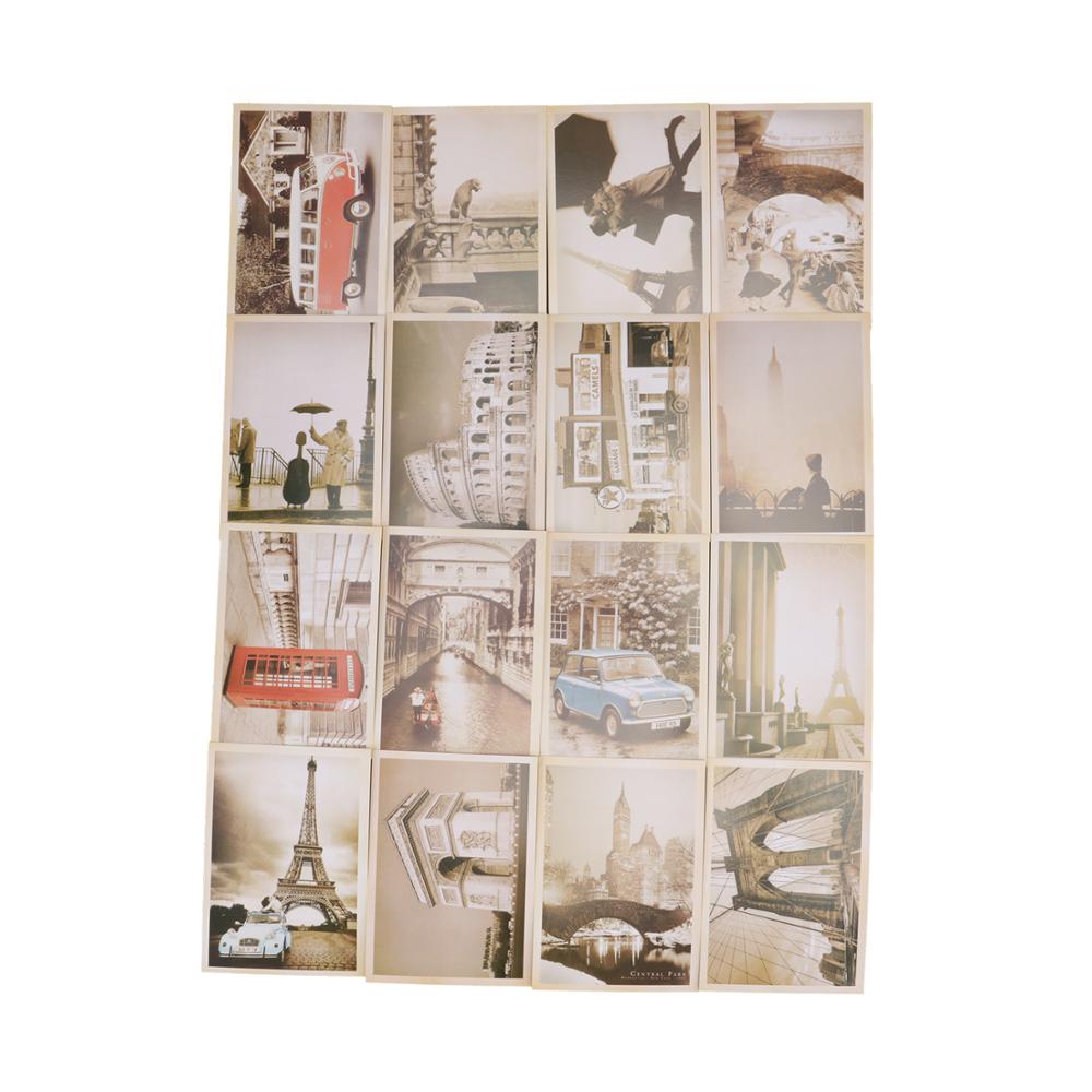 32pcs/box Ancient Building Landscape Postcard Vint... – Grandado