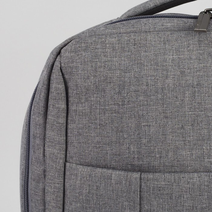 Unisex Gray Classic Model Square Backpack – Vicedeal