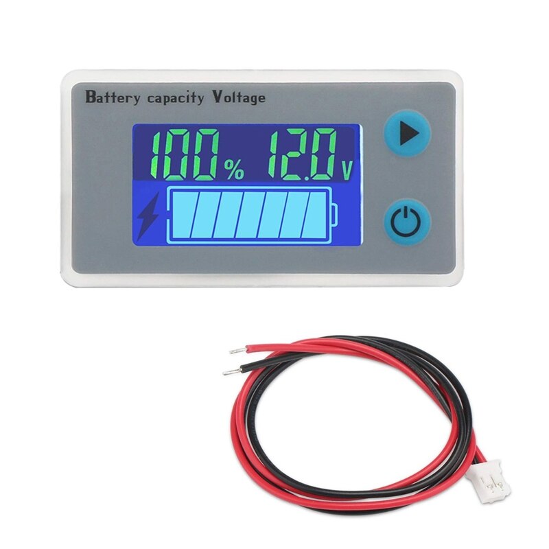 1 Pc Universal 10-100V Car LCD Display Lithium Bat... – Grandado