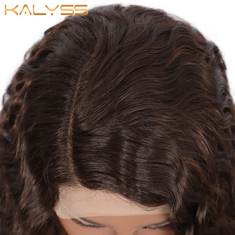 Kalyss 5 Inches Deep Side Parted Synthetic Wigs fo... – Grandado