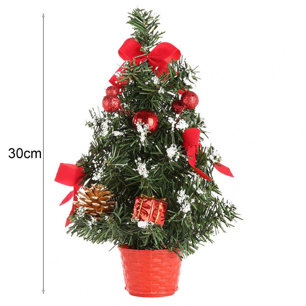 30cm Decorated Fadeless Mini Christmas Tree PVC Gr... – Vicedeal