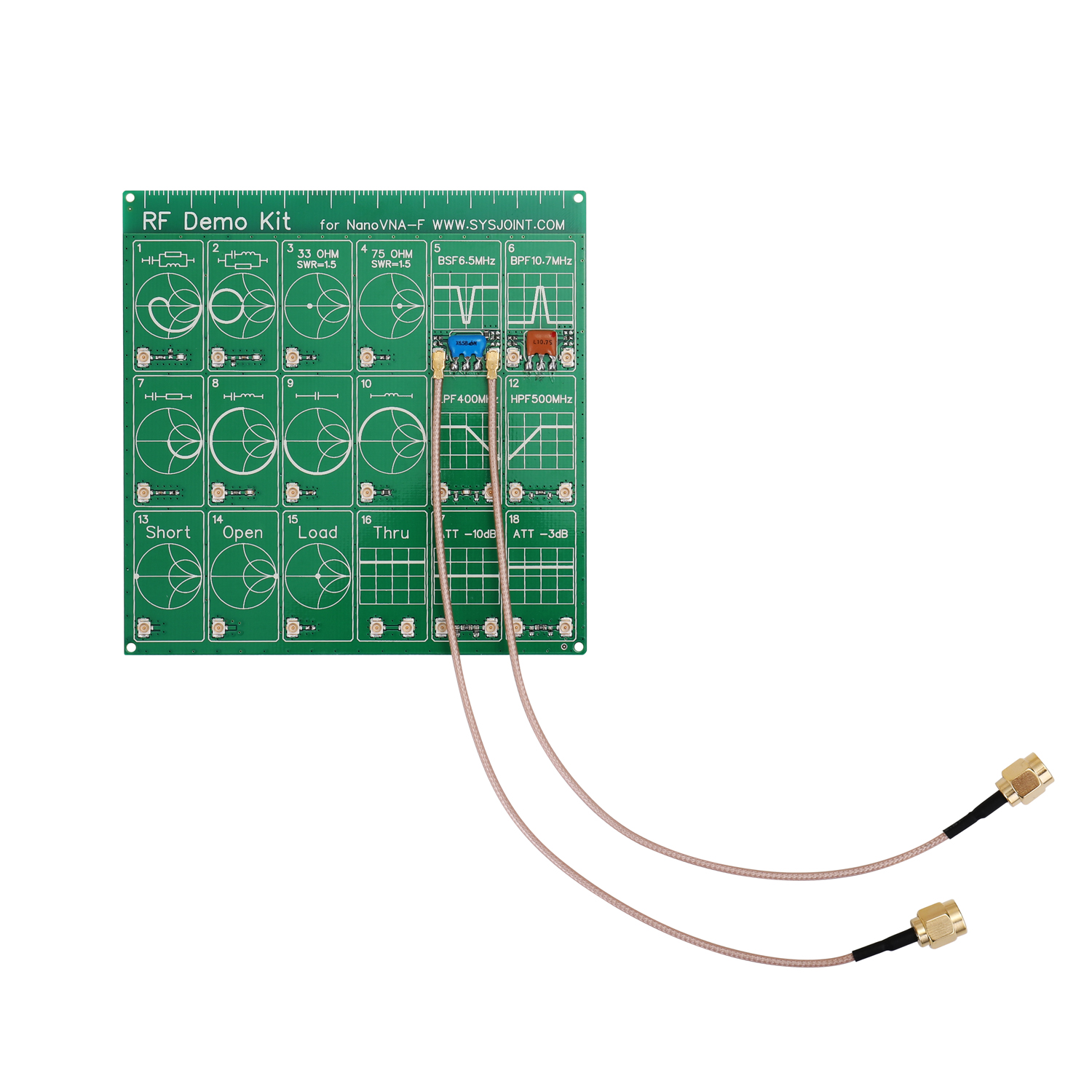 RF Demo Kit NanoVNA RF Tester Board Filter Attenua... – Grandado