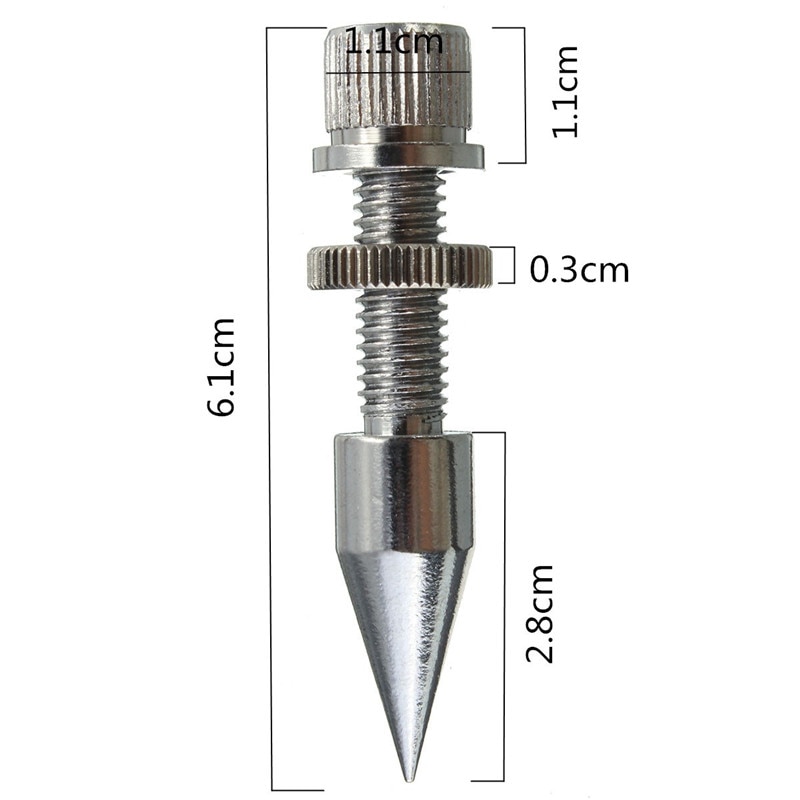 M8*60 Speaker Spike Isolation Spikes Stand Foot Hi... – Grandado