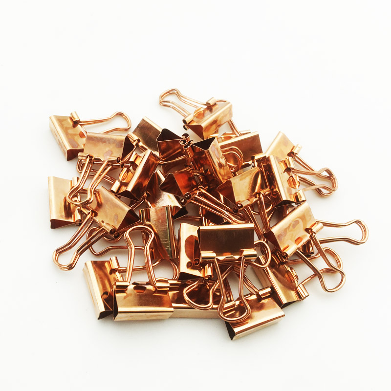 Rose Gold Mini Metal Paper Clips 15/19/25/32/41/51... – Vicedeal
