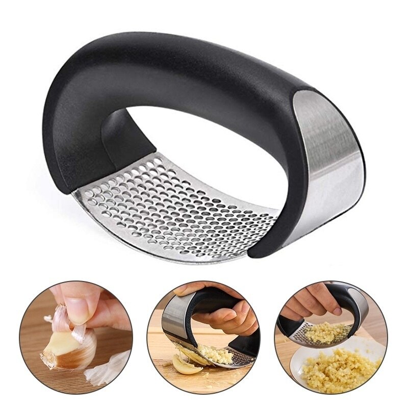 Stainless steel garlic press manual garlic cutter ... – Vicedeal