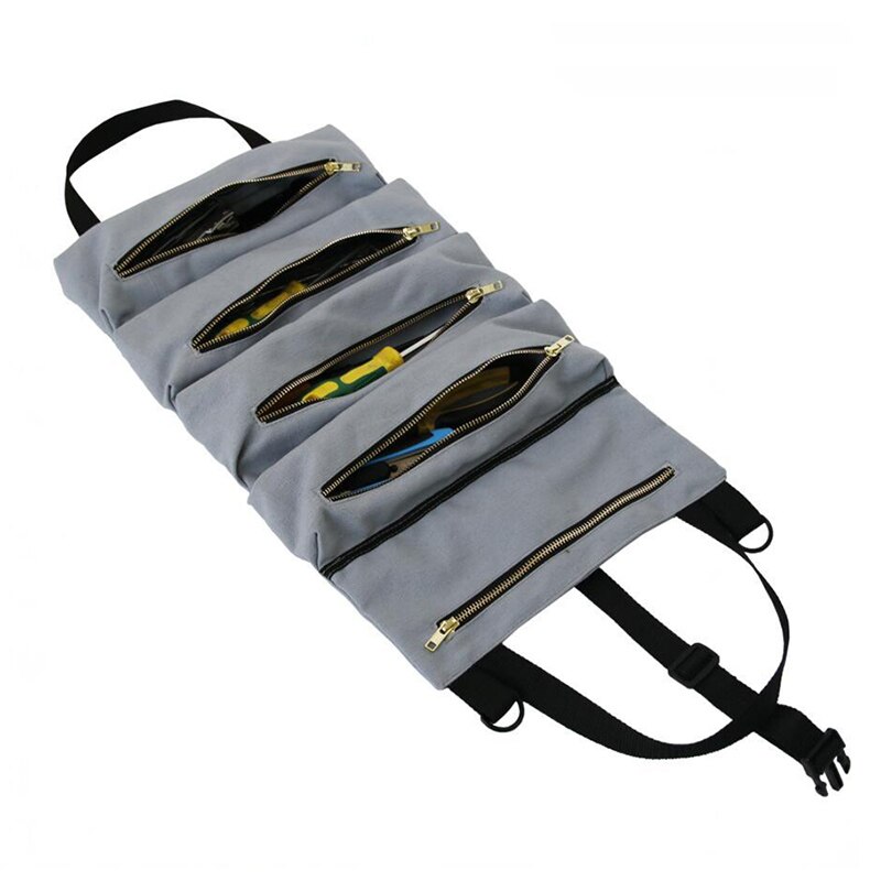 Car Storage Bag Roll Multifunctional Tool Roll Up ... – Vicedeal