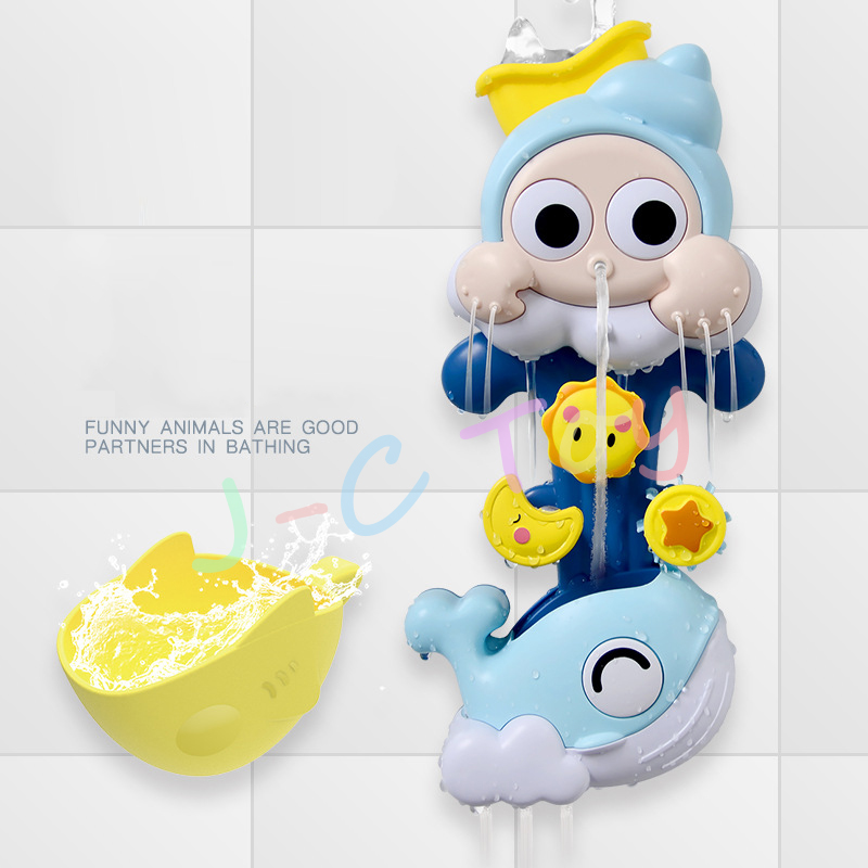 Ocean Spouting Whale Bathroom Baby Children Toddle... – Grandado