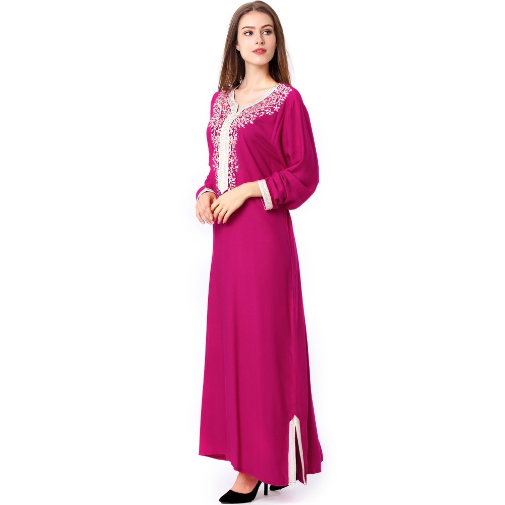 Muslim women Long sleeve hijab Dress maxi abaya ja... – Grandado