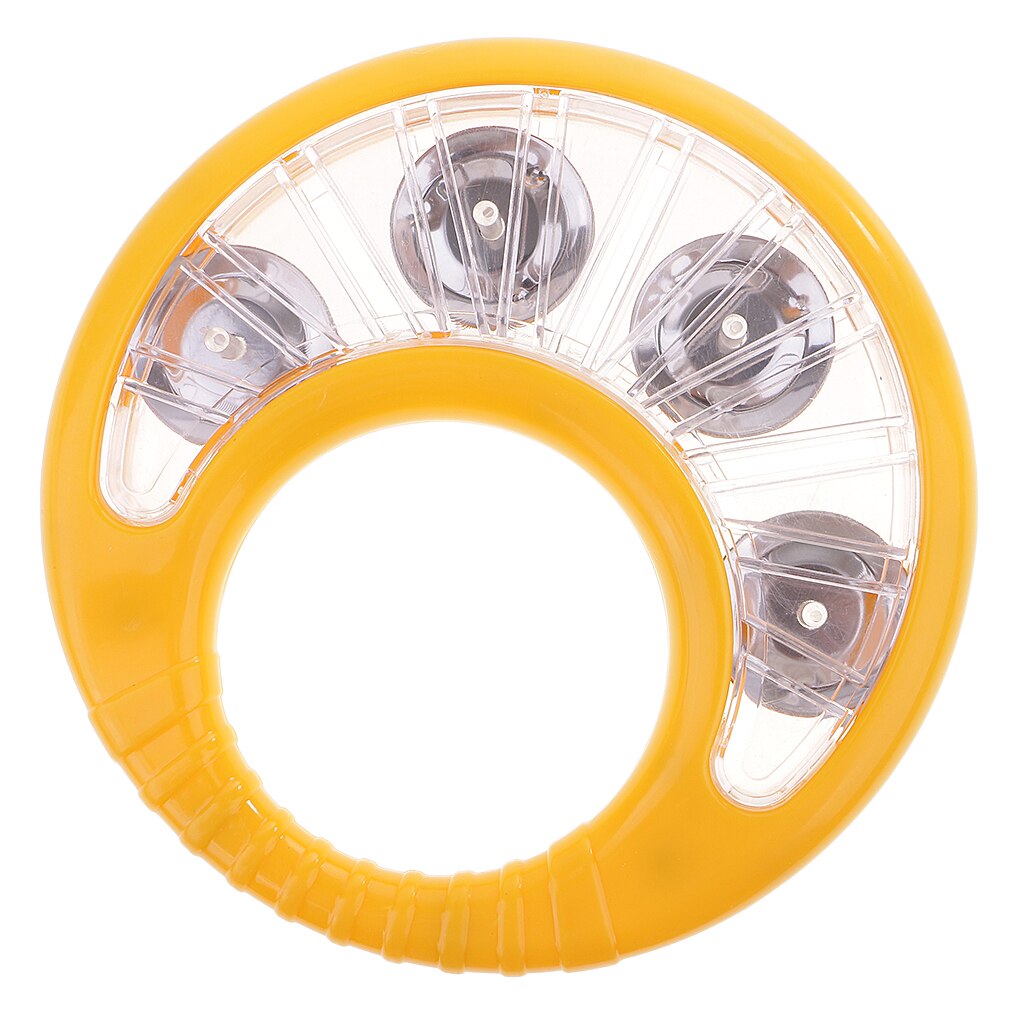Compact Plastic Music Hand Held Tambourine Percuss... – Grandado