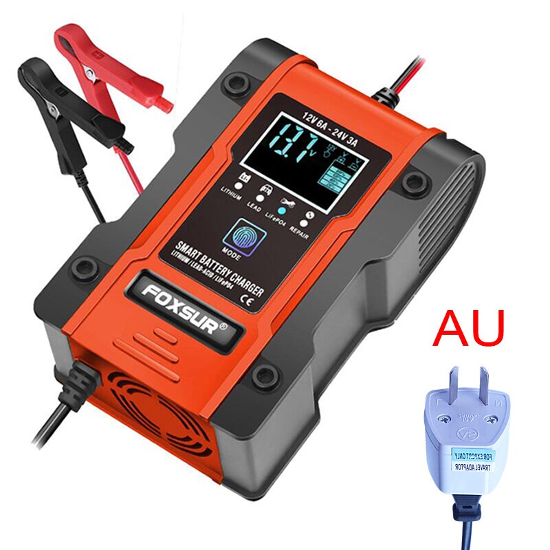 Lunda 12V 24V 6A Automatische Smart Battery Charge... – Grandado