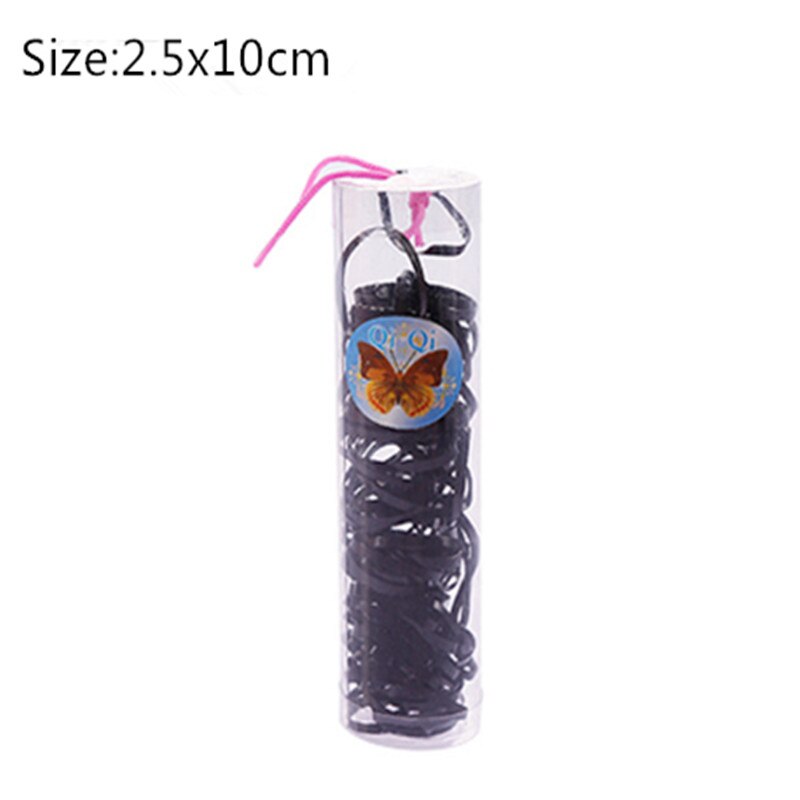 1 Doos Transparant Rubber Haarband Touw Siliconen ... – Grandado