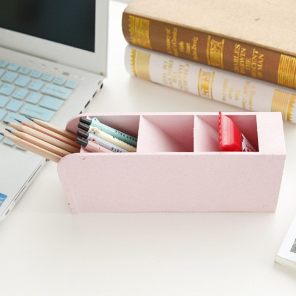 Multi-function 4 Grid Desktop Pen Holder Office Sc... – Grandado