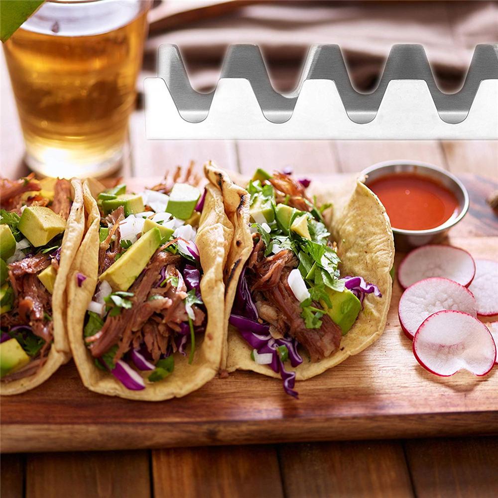 6 houdt Taco Houder Rvs Taco Rek Shell Taco Displa... – Vicedeal