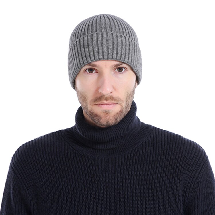 Mannen Winter Warme Winter Hoeden Dikke Wol Soft K... – Grandado