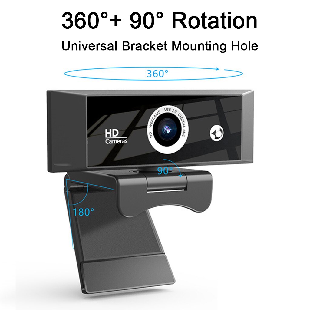 Full Hd 1080P Usb Web Camera, Plug En Play Webcam ... – Grandado