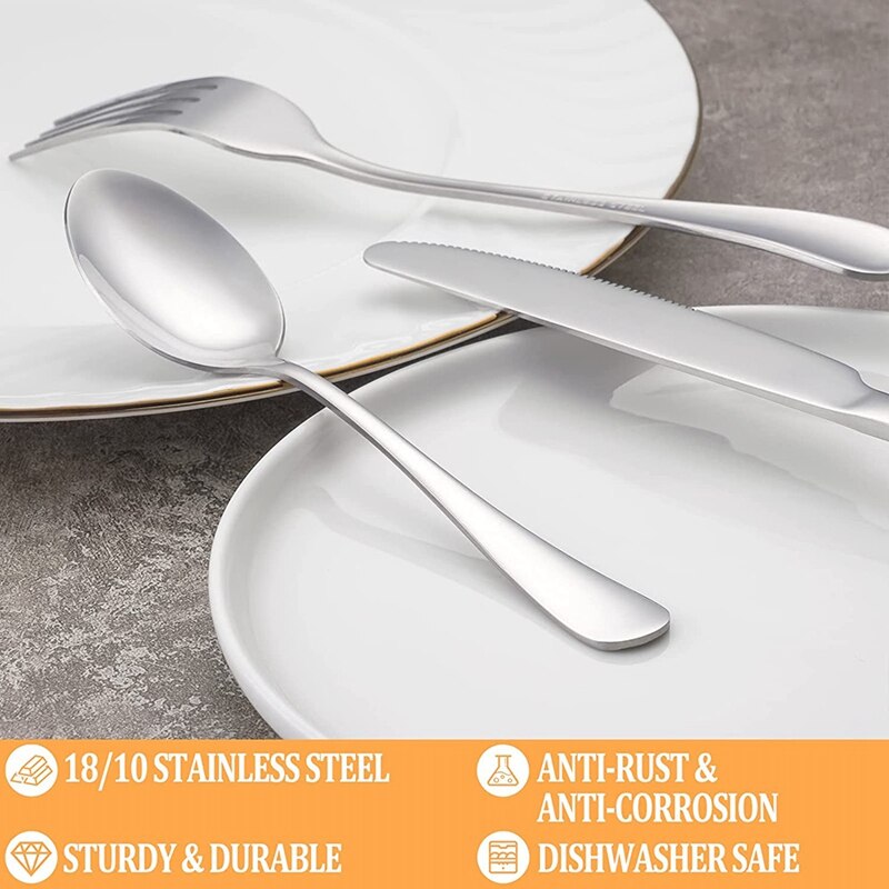 16 Pcs Teaspoons Set,Stainless Steel Spoons,Durabl... – Grandado