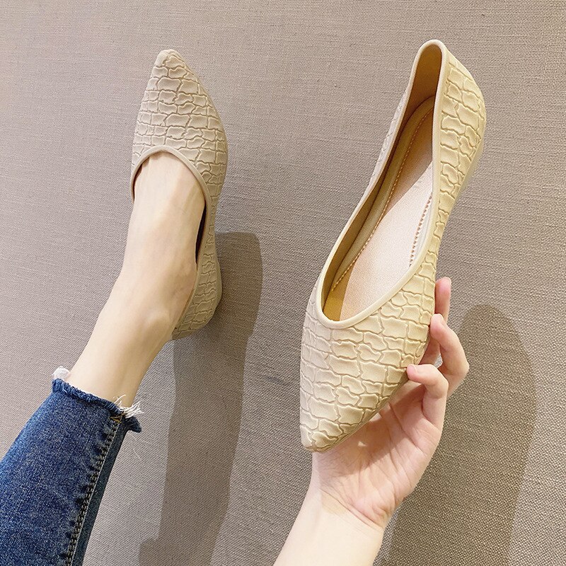 Plastic Jelly Shoes Woman's Low Heel Casual Pumps ... – Grandado