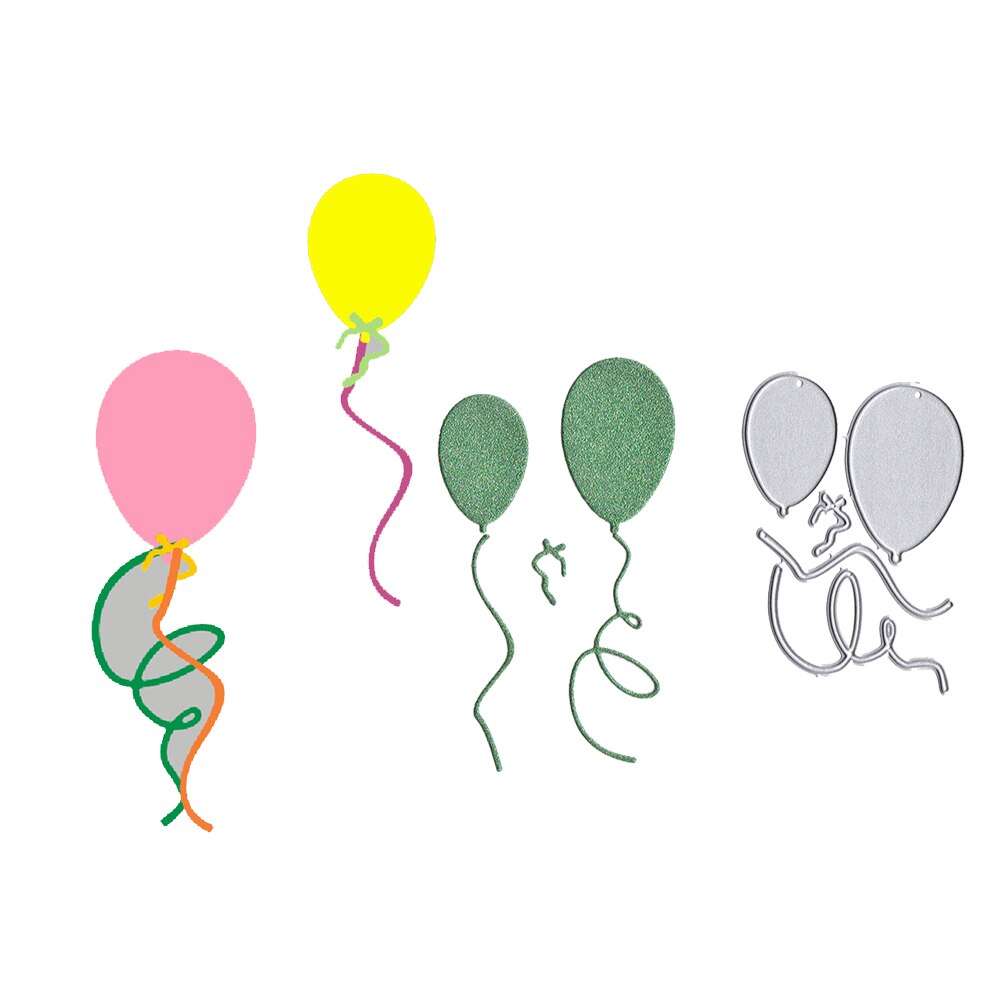 Cutting Dies Lovely Balloons Stencils for DIY Scra... – Vicedeal